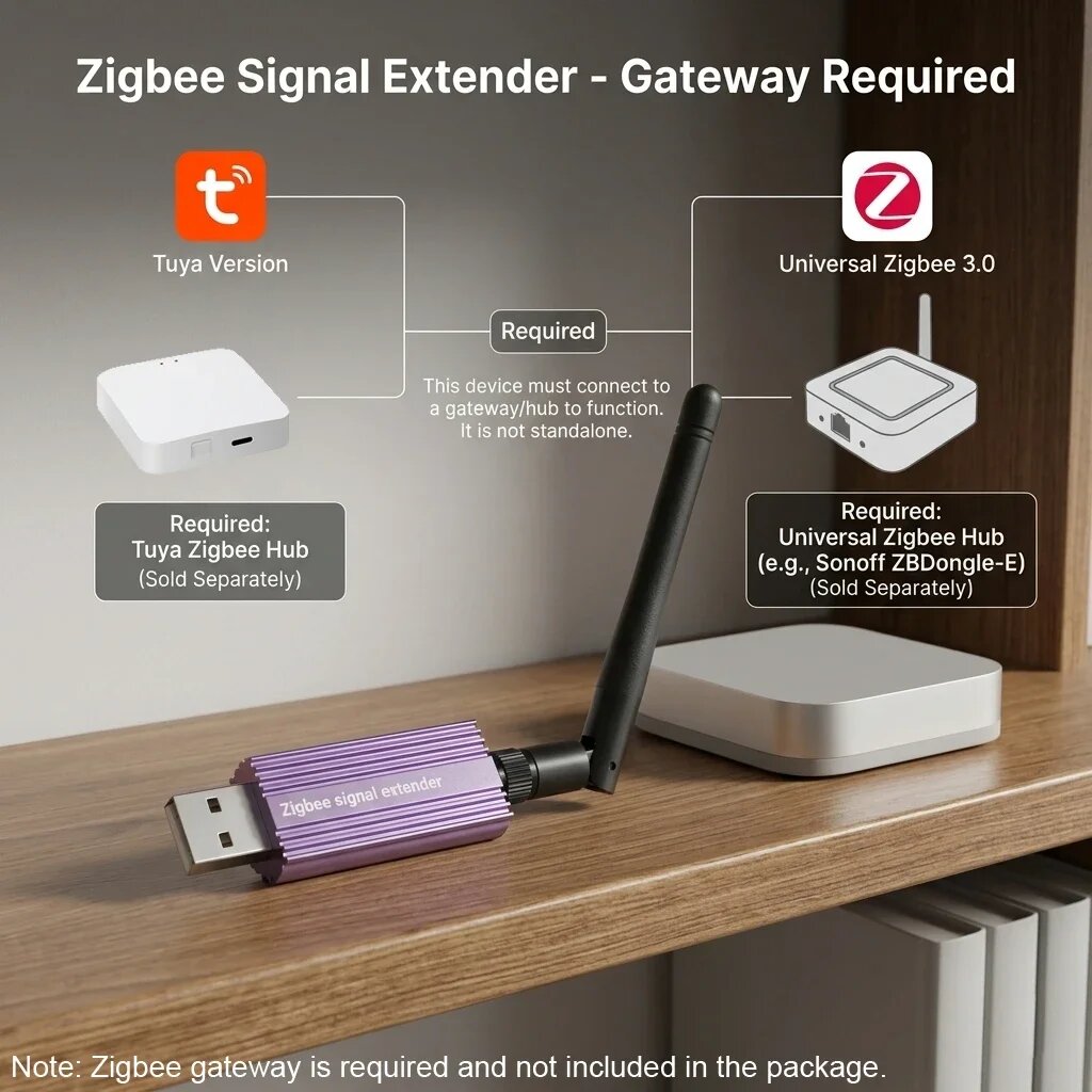 USB-репитер сигнала Zigbee для умного дома Zigbee 2MQTT Version — фото 1