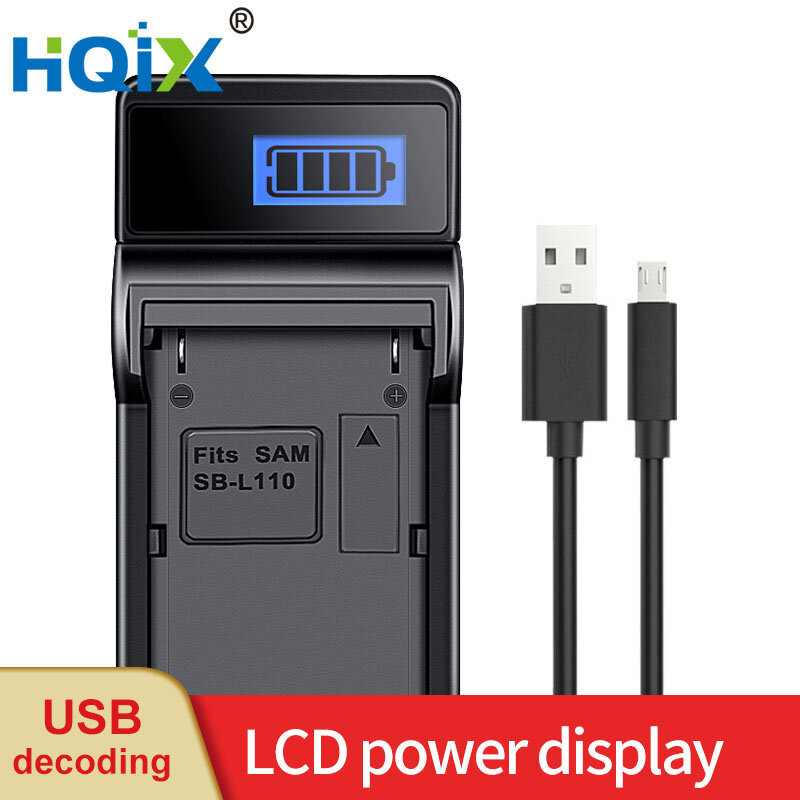 HQIX для Samsung VP-L500 L520 L530 L550 L610 L600 L610 L650 L2000 L3000 L4000 SC-L870 L901 L903 камера SB-L220 Аккумулятор зарядное устройство
