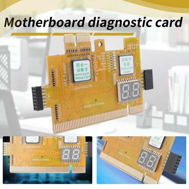 Инструмент обнаружения PCI-E LPC Многофункциональная диагностическая карта для ноутбуков и настольных компьютеров. Тестирование.
