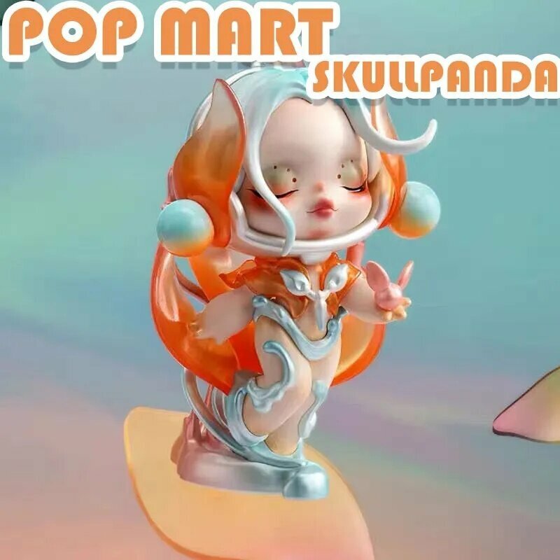 POP MART - Коллекция SKULLPANDA The Sound Series Figure, The Joy, Подарки, украшения комнат, 1 шт