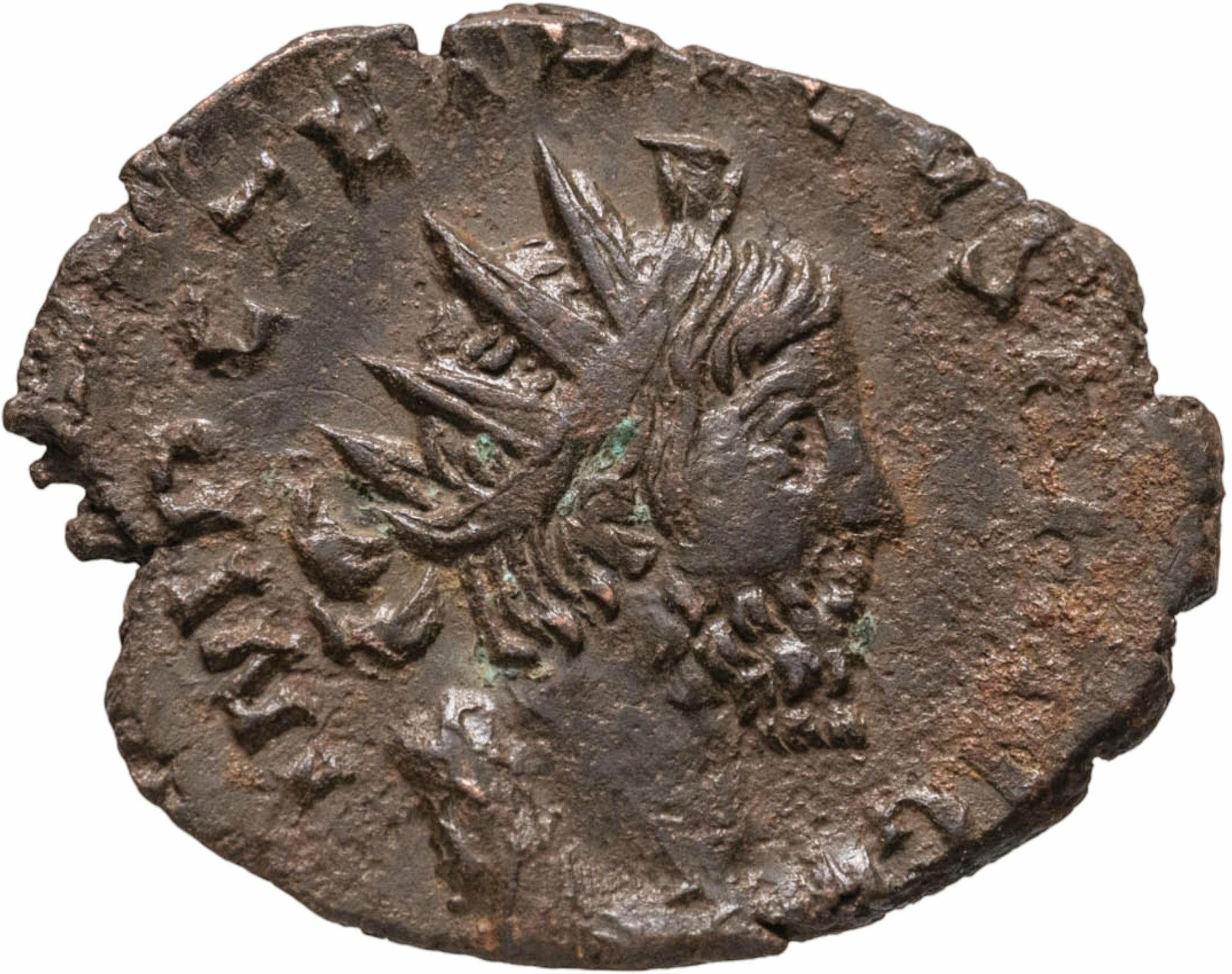 Римская Империя, Тетрик, 270-273гг, Антониниан, Медь, в сохранности F-VF