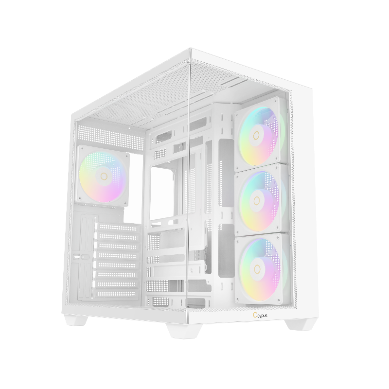 Корпус для ПК Ocypus Gamma C74 ARGB White Gamma-C74-WHD400XX-GL Gamma-C74-WHD400XX-GL