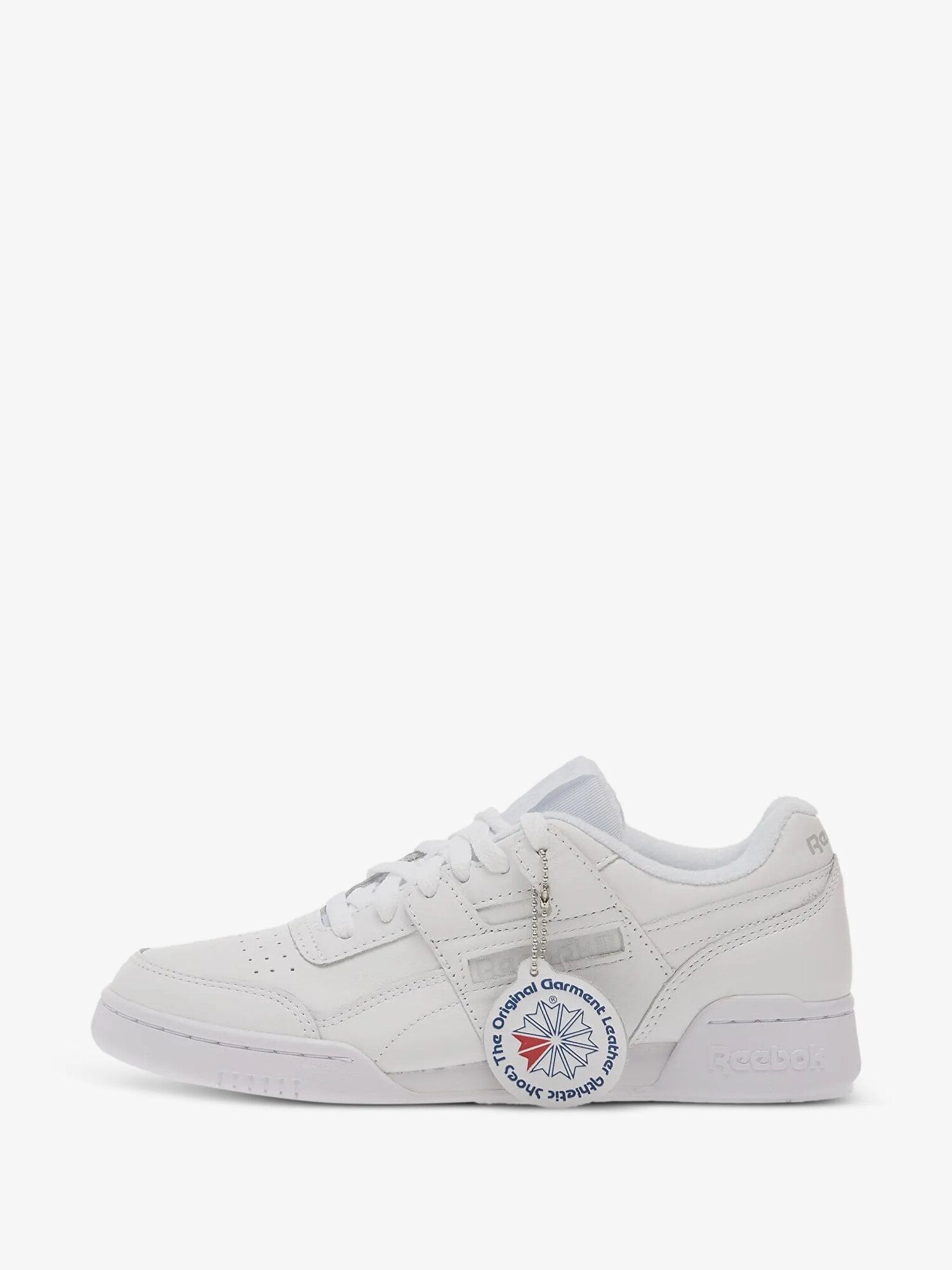 Кроссовки Reebok Workout Plus, размер 12, бежевый/белый — фото 1