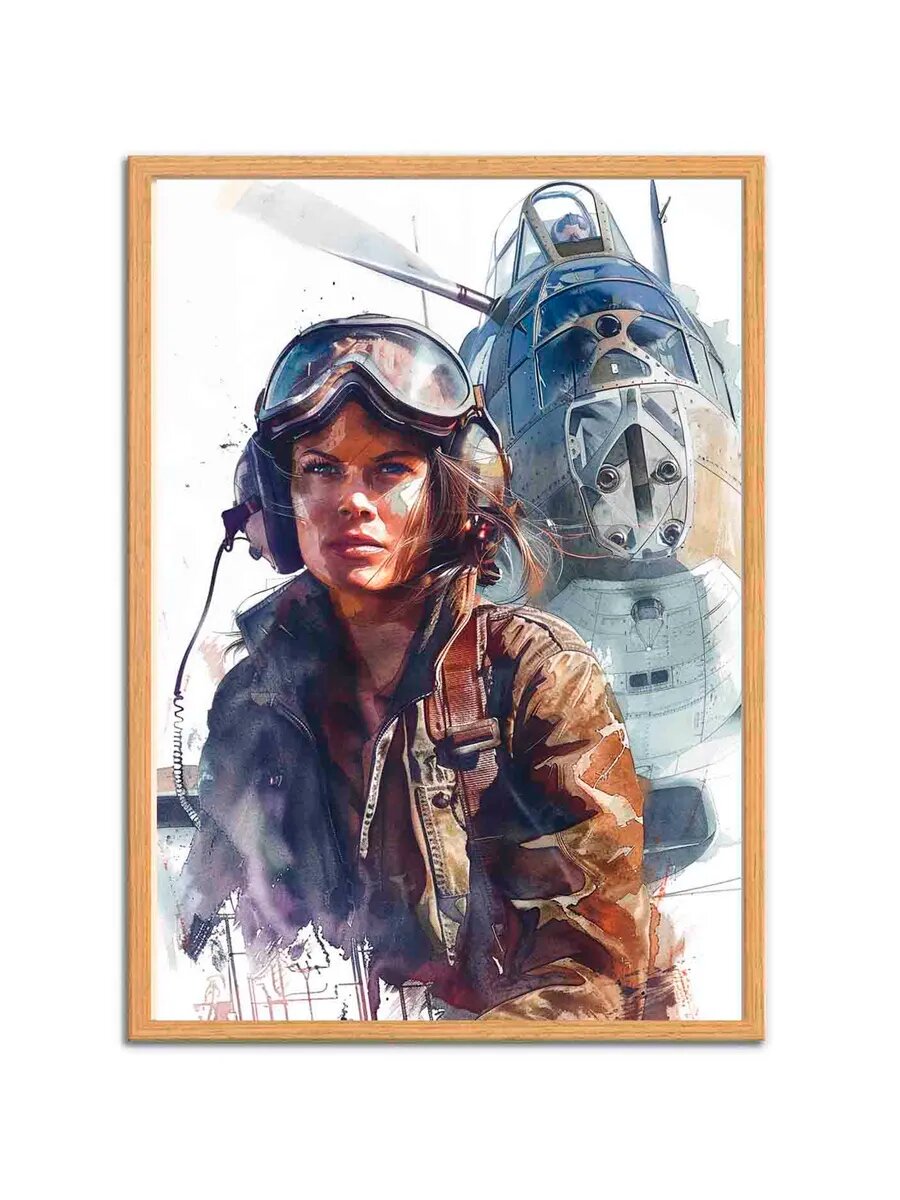 Птица-пересмешник-пилот 3, Плакат 30x42см