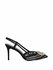 Туфли Just Cavalli Woven logo-plaque pumps, размер 41