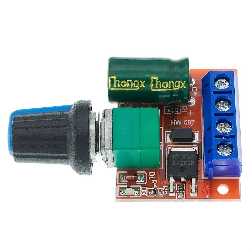 PWM-контроллер скорости двигателя постоянного тока 5V-35V 5A, светодиодный диммер, модуль, 10 шт.