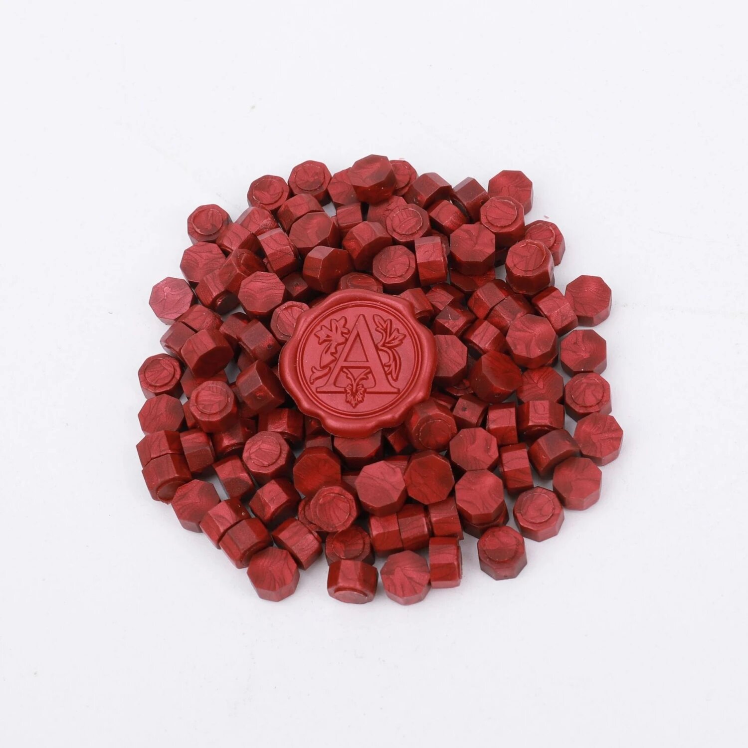 Восковые гранулы для запечатывания 200 шт. Flame red