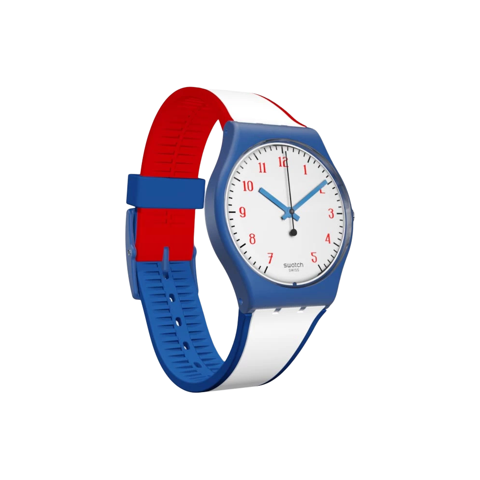 Наручные часы Swatch, белый, — фото 1