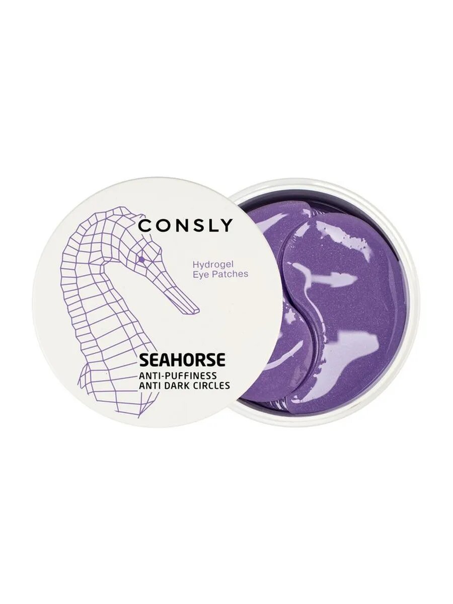 Consly Hydrogel Seahorse Eye Patches 60 гидрогелевых