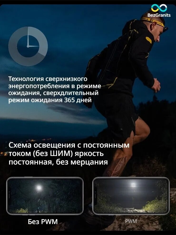Фонарь налобный NITECORE UT27 MCT Высокая цветопередача CRI 800 лм 74 г AAA — фото 1