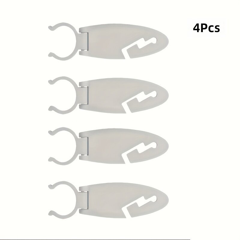 Крепления для SUP-доски многофункциональные из ABS-пластика, 4 шт, белый цвет