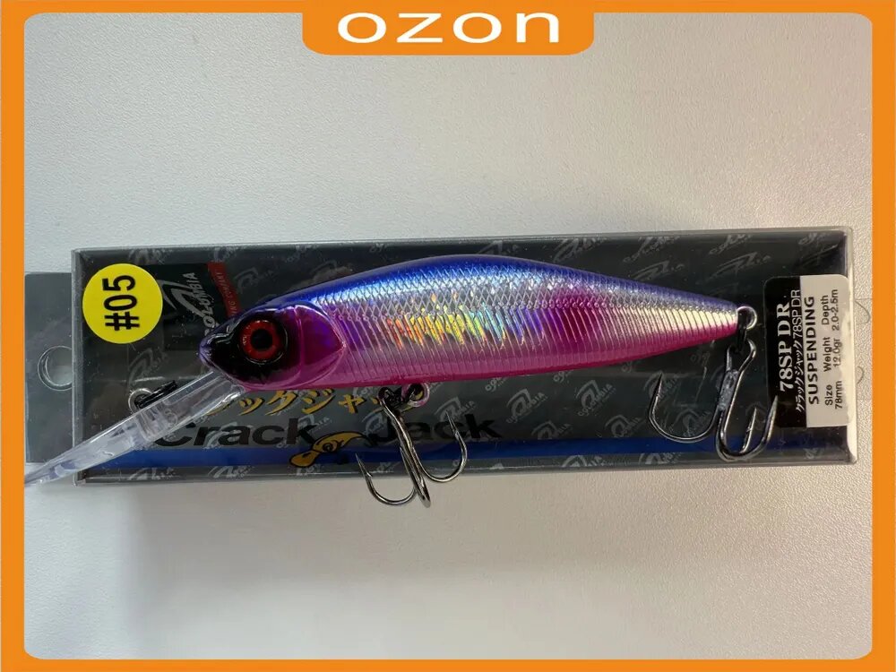 Воблер Pontoon21 Crack Jack 78sp_dr,12.0гр, 2-2.5м(Replica)