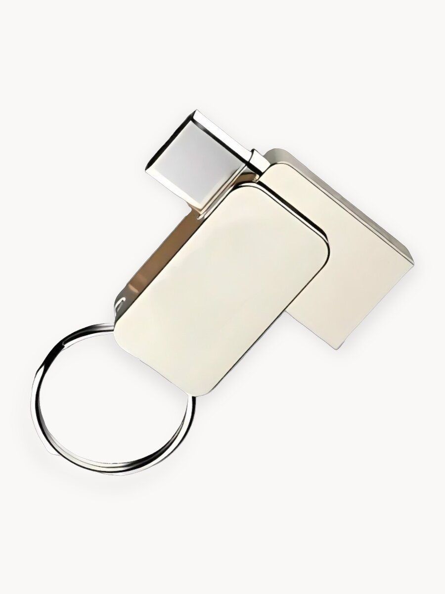 Флешка для iPhone 15 и 16 серии, iPad, Macbook. Android и ПК / Type-C - USB 3,0 / ударопрочная, водонепроницаемая / 64GB