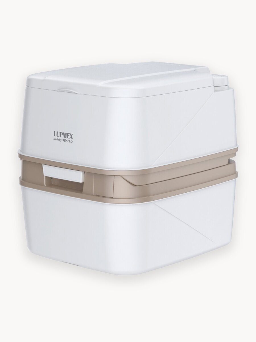 Биотуалет Lupmex 79123, 2 бака, водный смыв, поршневой механизм