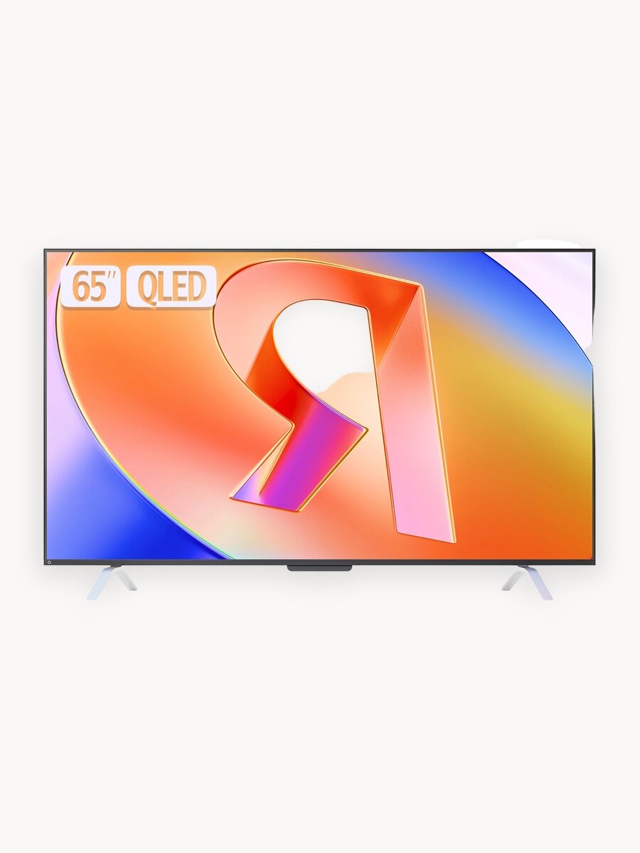 Умный телевизор Яндекс ТВ Станция с Алисой 65, 65 дюймов, 4K Ultra HD, смарт ТВ, YaOS, черный