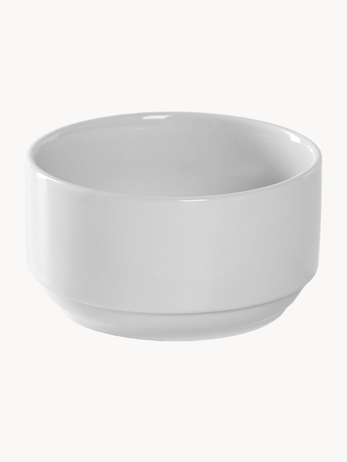 Бульонница Добрушский фарфоровый завод «Уют», 300 мл, суповая, круглая, 10,5 см, фарфор, белый