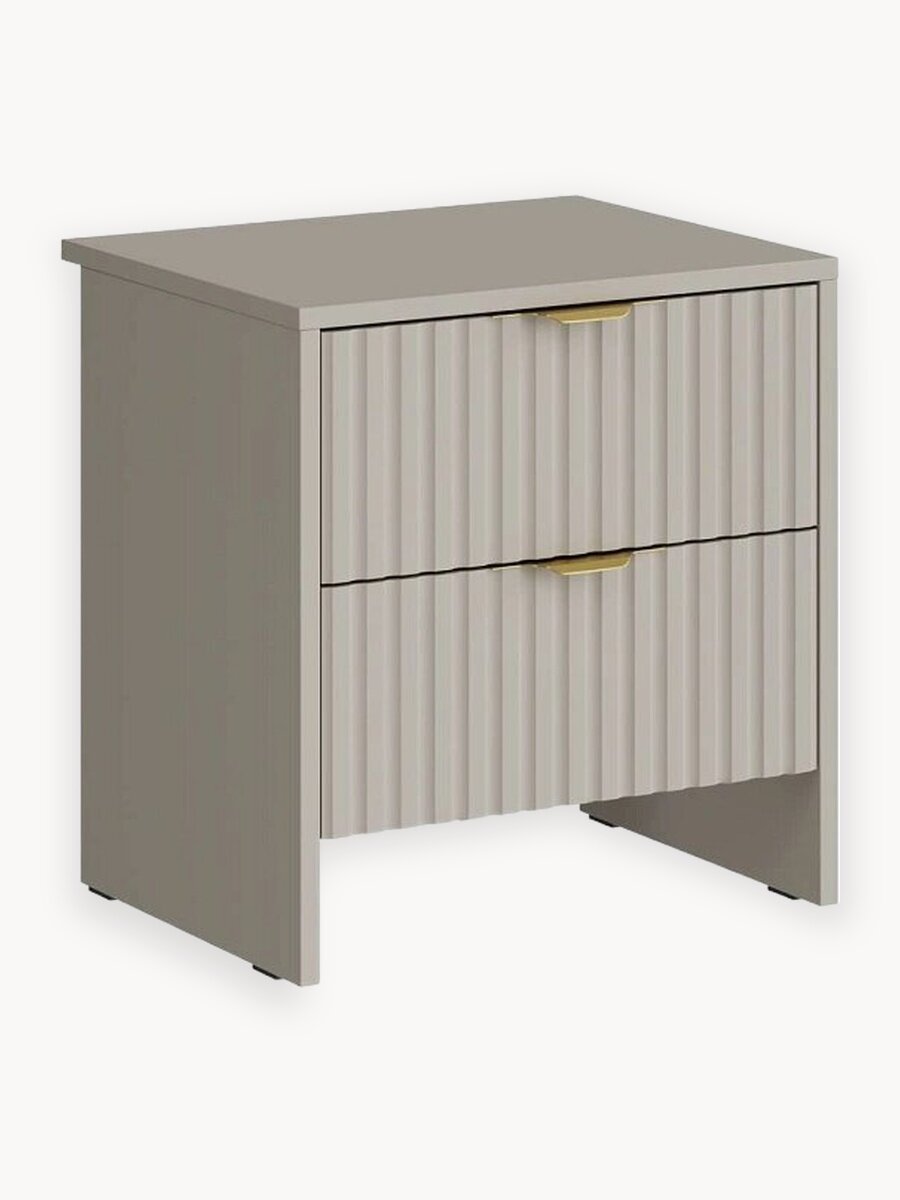 Тумба Ridberg LUGANO 2Я (Cashmire/Gold)