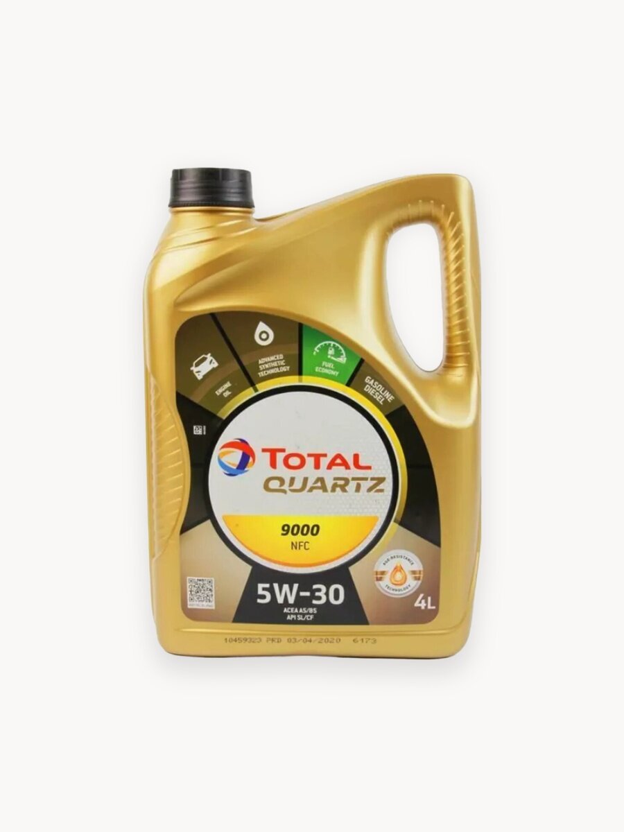 Моторное масло 213836 Total "QUARTZ 9000 FUTURE NFC 5W-30", 4 л.