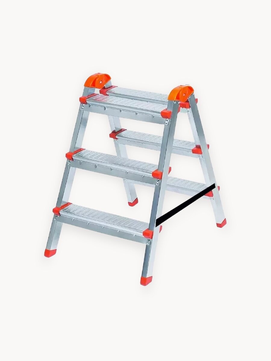 Стремянка двухсторонняя стальная 3 ступени