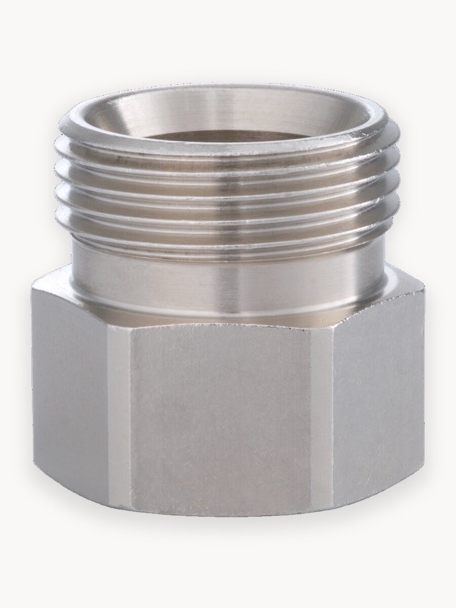 Удлинитель-редуктор MKV Hummel, латунь, никель, 3/4 дюйма, с переходником