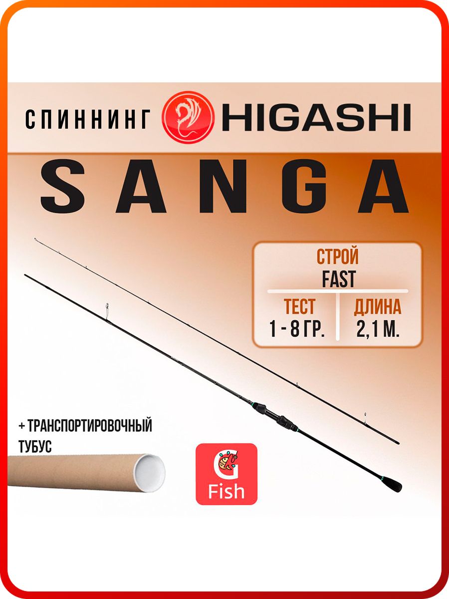 Спиннинг HIGASHI Sanga UL 2.1m 1-8g