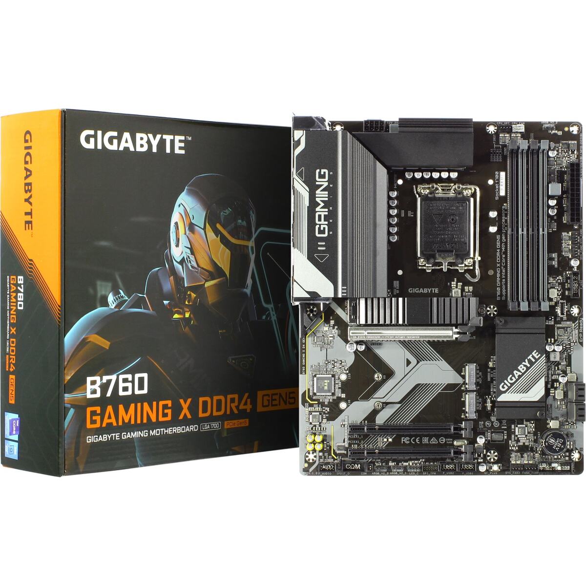 GIGABYTE B760 GAMING X D4 GEN5 (RTL) LGA1700 B760 3xPCI-E HDMI+DP 2.5GbLAN SATA ATX 4DDR4