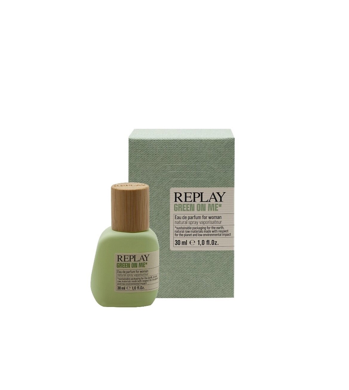 Replay Green On Me For Woman 30 мл парфюмерная вода женская, цитрусовые, древесные, цветочные