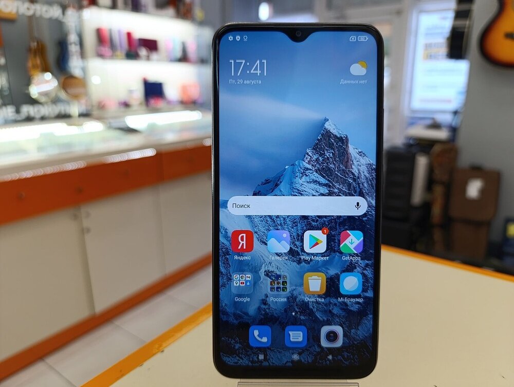 Смартфон Xiaomi Redmi 9 4/64 ГБ RU, Dual nano SIM, серый карбон