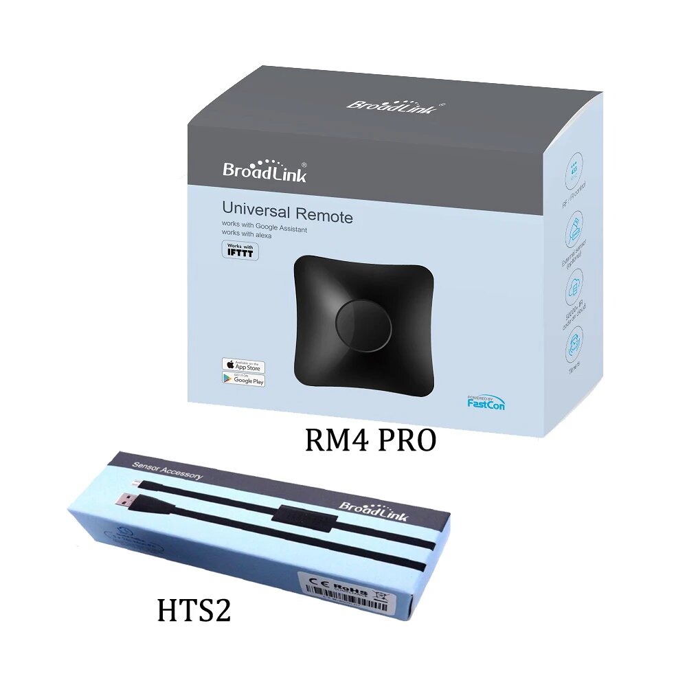 Broadlink RM4 Pro Универсальный пульт RM4 PRO and HTS2