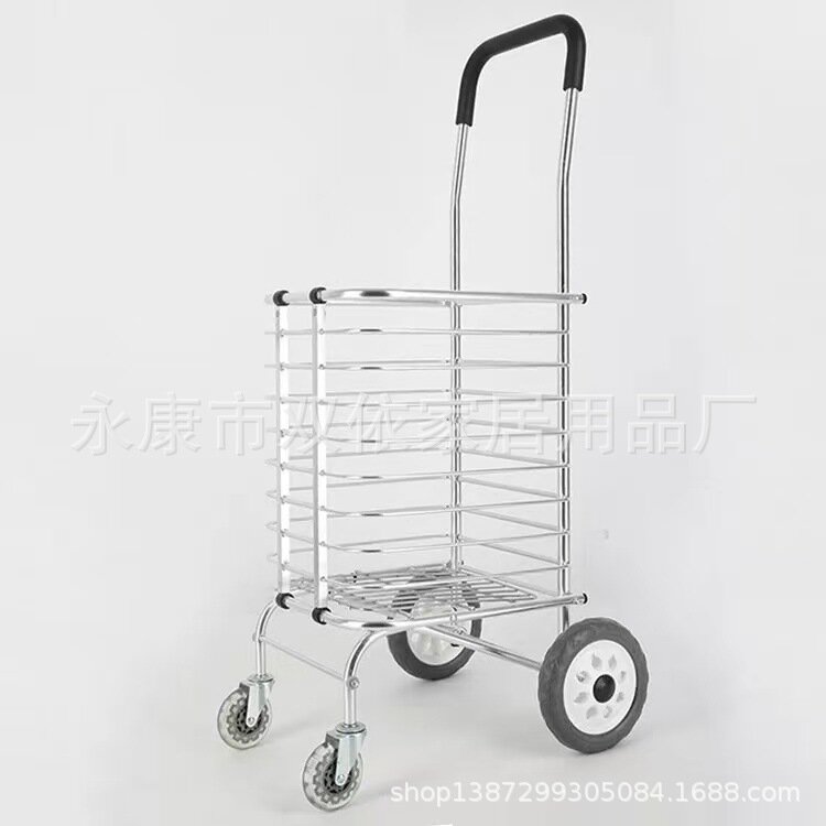 Тележка для покупок Shuangyi, маленькая тележка для продуктов, складная тележка для подъема по лестнице, домашняя тележка
