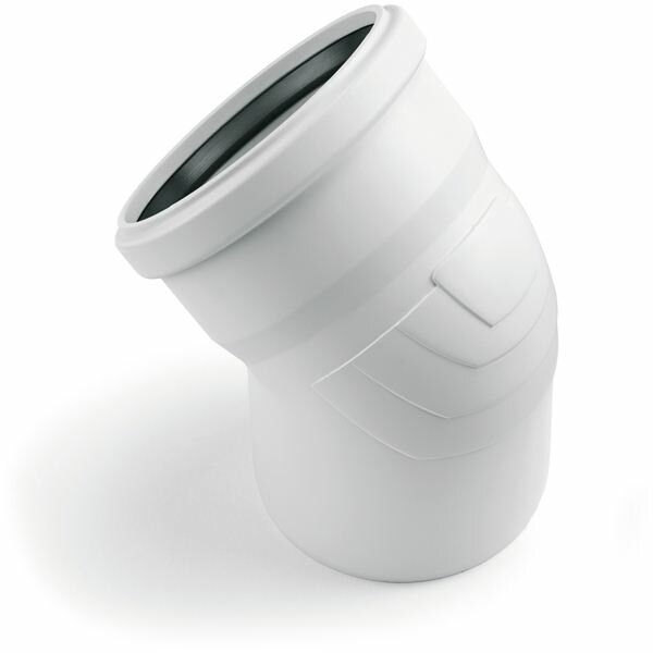 Отвод канализационный рехау диаметр 40 мм, угол 87 градусов, полипропиленовый