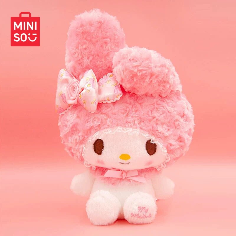 Плюшевая кукла MINISO Hello Kitty Sanrio «Розовая мелодия свиданий» для признания в любви [Встреча с розами] Мелодия