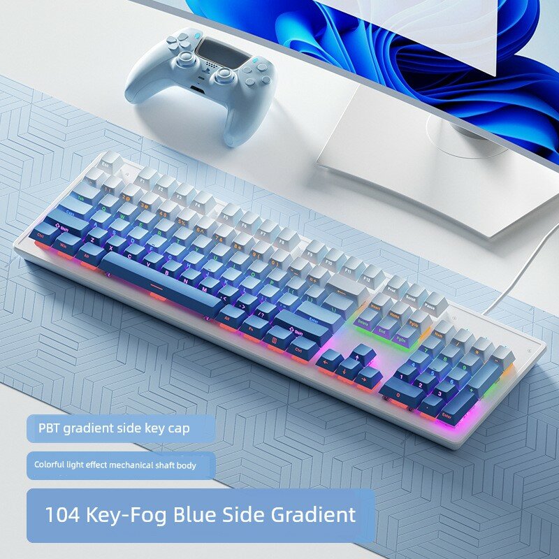 Механическая клавиатура VGN с переключателями Green Tea, игровая, для офиса, для ввода текста, для настольного