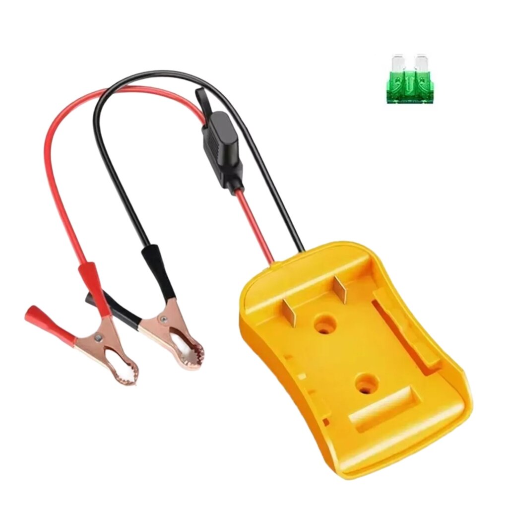 Силовые Предохранители Воспламенители Соединительный Кабель для Аккумулятора 18 В 20 В, Повышающий Уровень Заряда Автомобильного Аккумулятора, Пластиковая Металлическая Конструкция