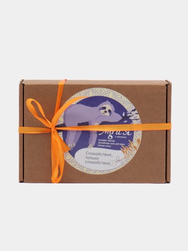 Английская соль для ванн(сульфат магния, эпсом соль)Mag и Я с овсом (700г, 2 фильтр-пакета)