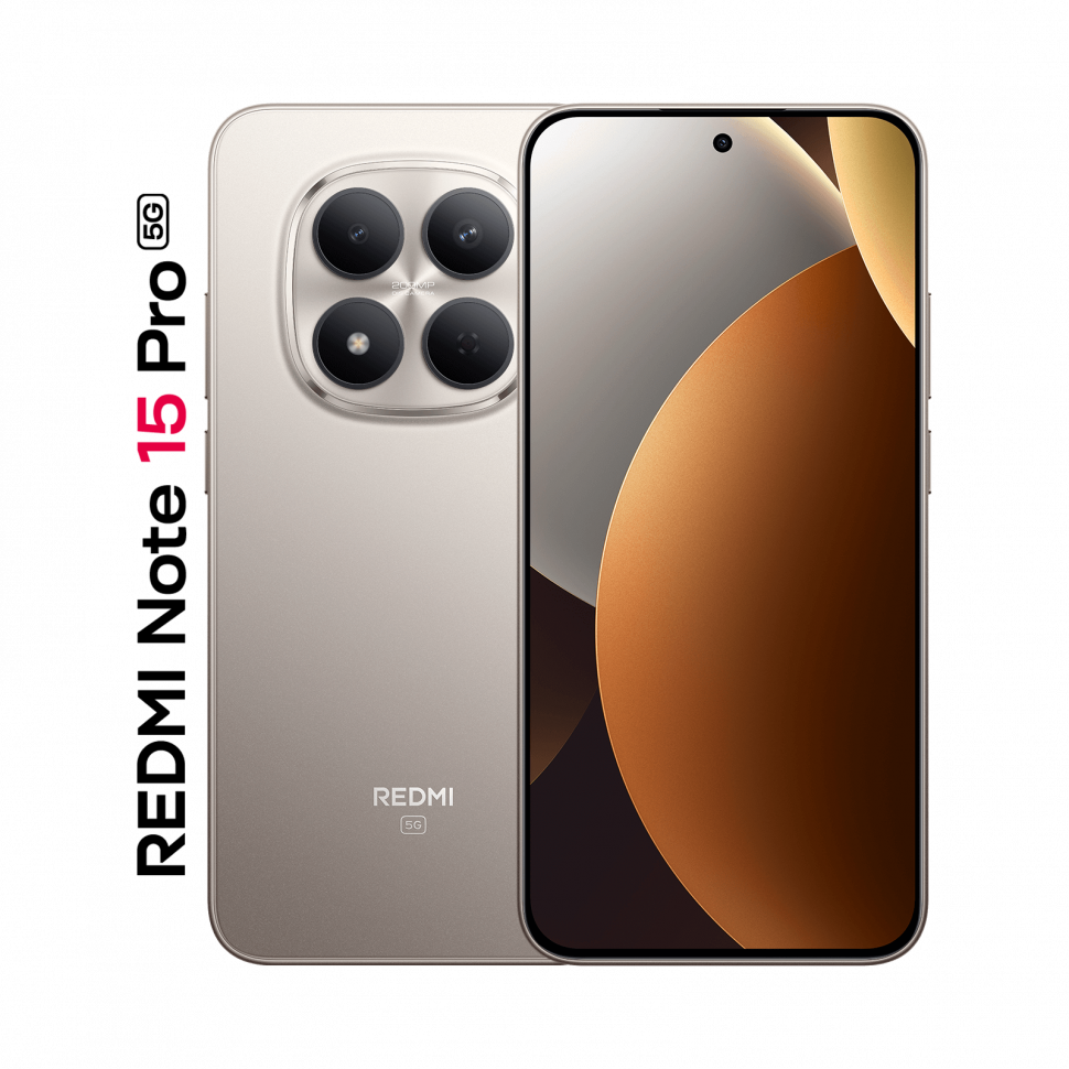 Смартфон Xiaomi REDMI Note 15 Pro 5G 8/256Gb Titanium color | Global
