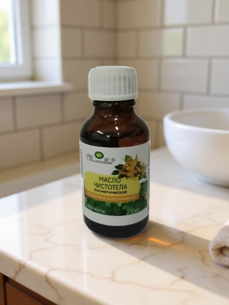 Масло Чистотела Mirrolla 25 мл (косметическое)