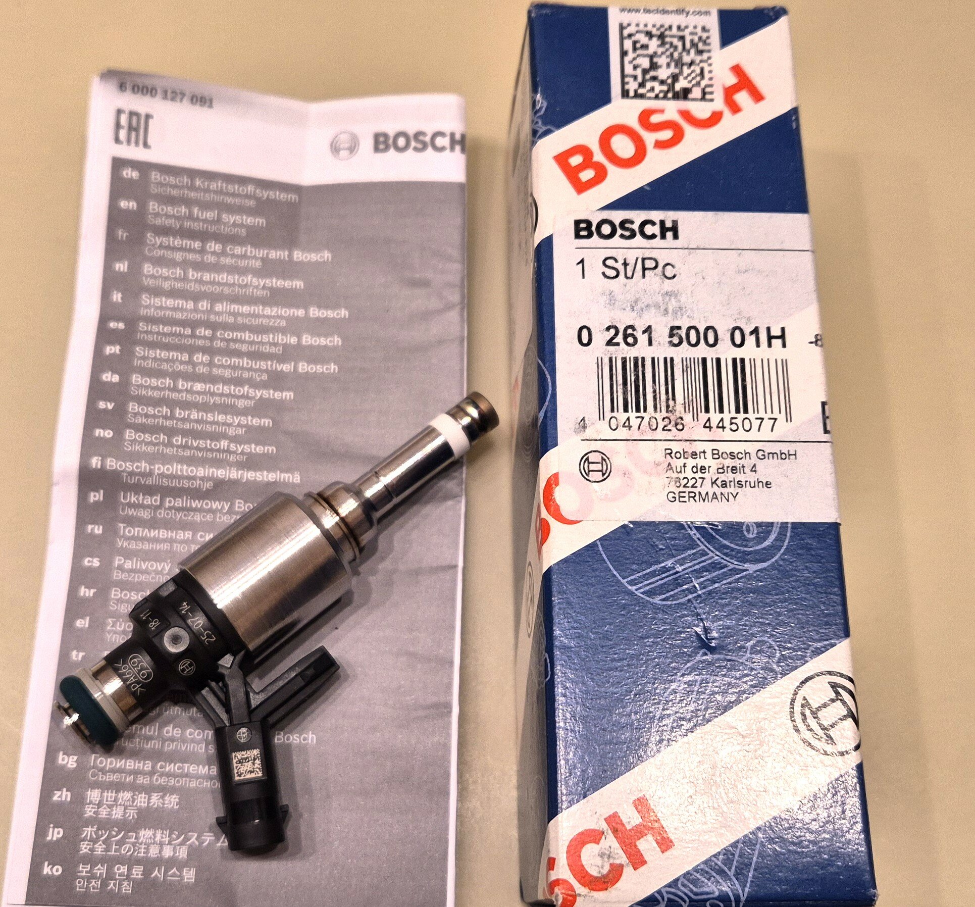 026150001H Фopcункa топливная Воsсh для Volkswagen Gоlf R и Аudi S3 EA888 GEN3