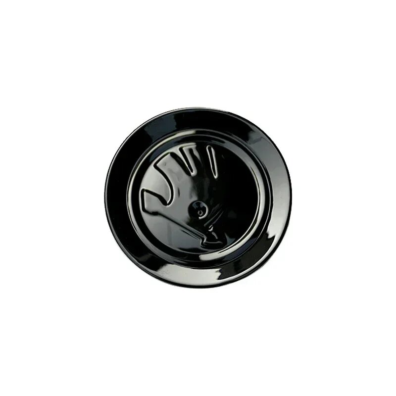 Черная эмблема на руль автомобиля для Skoda Superb RS Fabia Kodiaq Karoq Octavia A5 A7 Yeti Rapid, декоративные наклейки, аксессуары