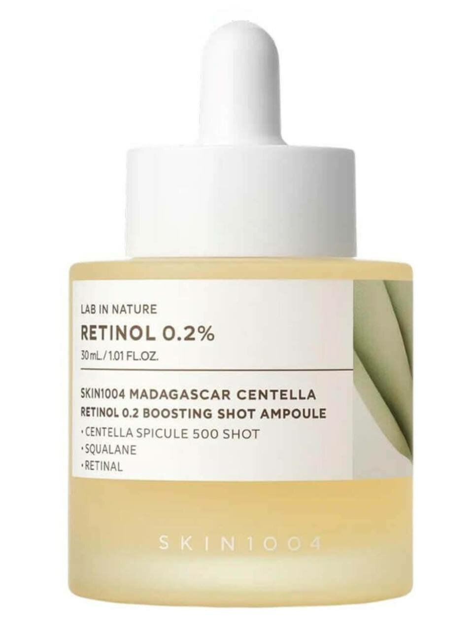 Укрепляющая ампула с ретинолом и центеллой Skin1004 Madagascar Centella Retinol 0.2 Boosting Shot Ampoule, 30 мл