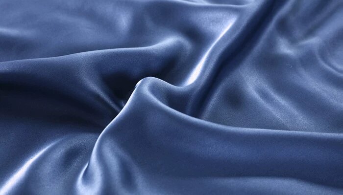 Широкая шелковая ткань для постельного белья из 100% тутового шелка, плотность 19 мм, однотонный креп-сатин, коллекция