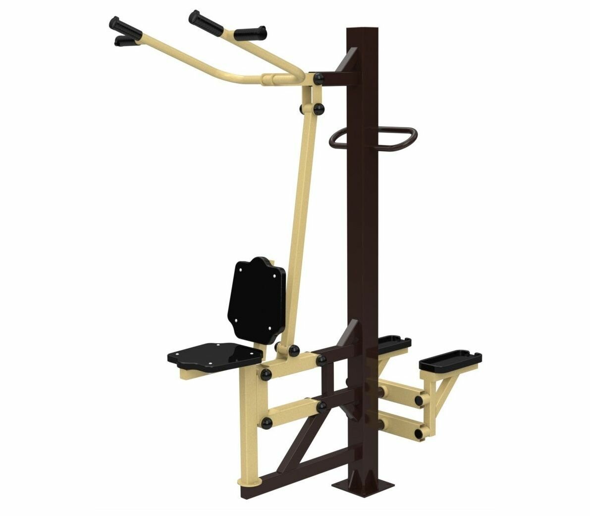 Тренажер для улицы Степ + Вертикальная тяга Air Gym YT66