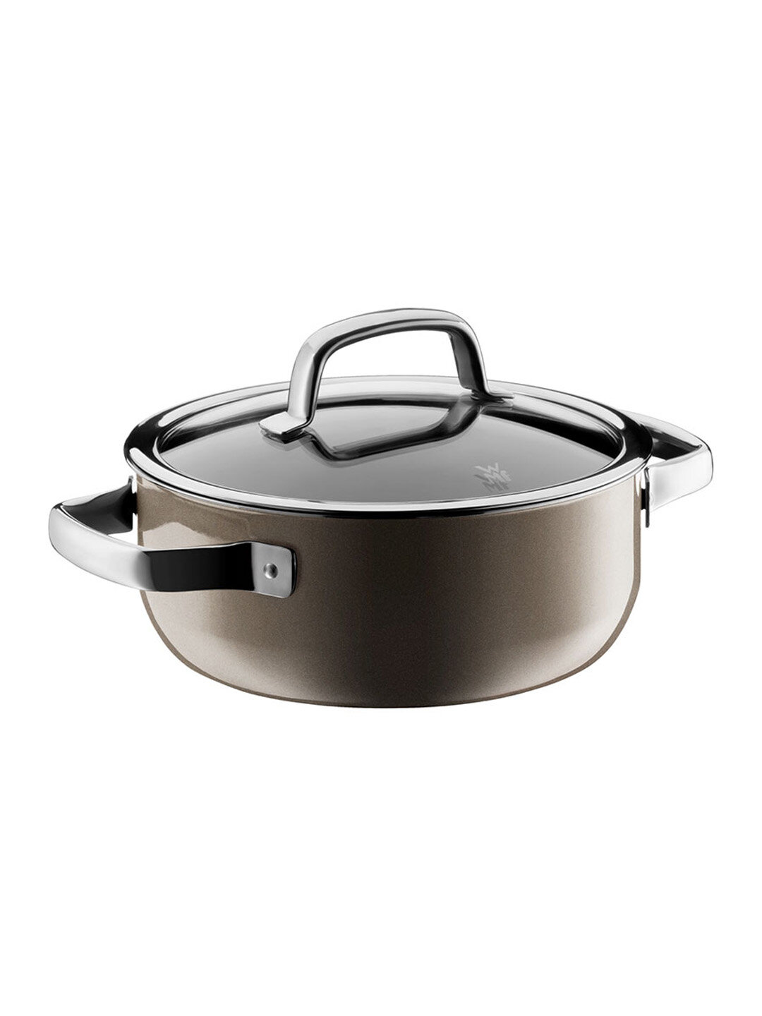 Кастрюля низкая WMF Fusiontec Dark Brass, 2.4л, 20 см, нержавеющая сталь Cromargan, индукционная