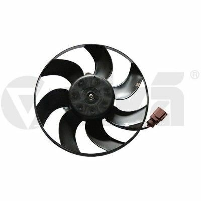 Вентилятор радиатора VIKA 99590789801 Audi A3, Skoda Octavia II, Yeti, Superb II, Vw Caddy III, Iv, Golf 5, 6, Tiguan 03-> 150w, 295 мм