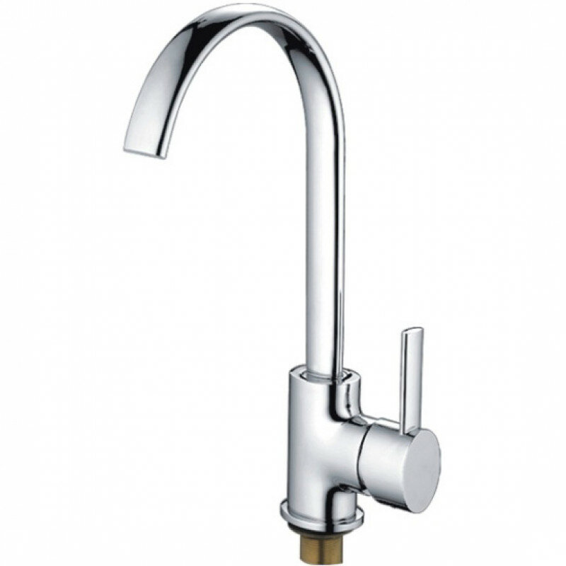 Смеситель LEDEME L4498, для кухни, высокий излив, латунь, покрытие хром