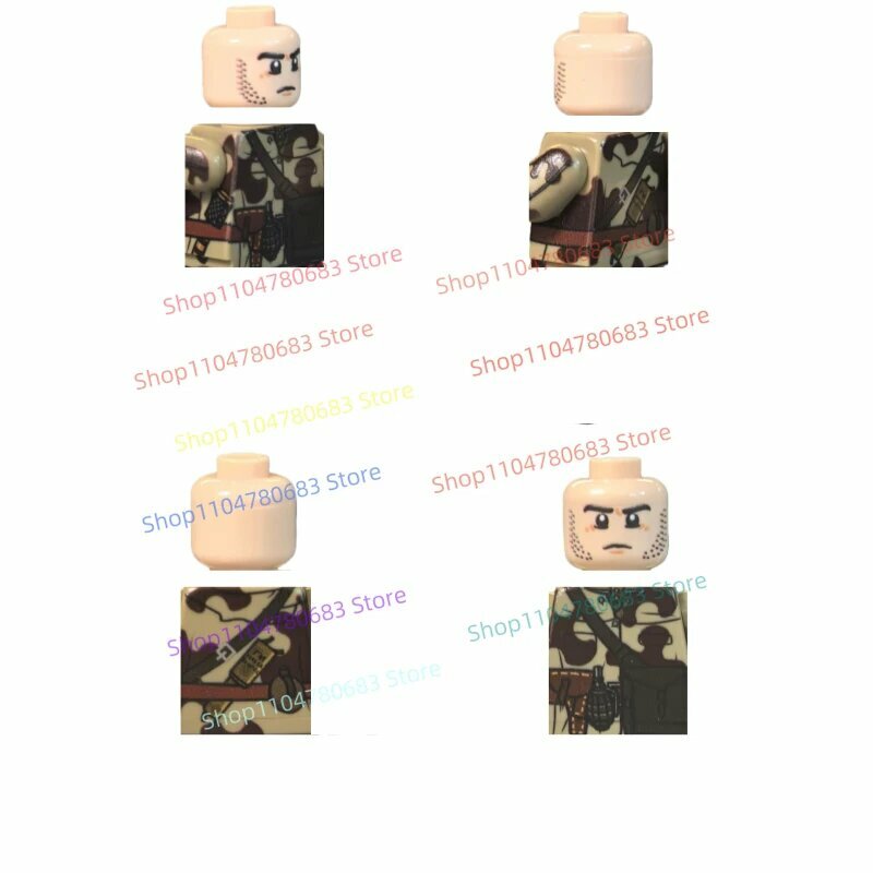 MOC Мини-фигурки советских десантников A5