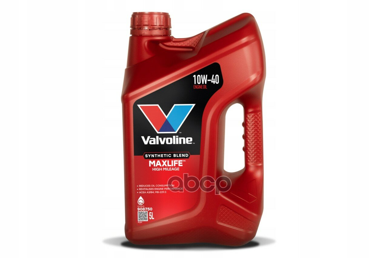 Valvoline Масло моторное VALVOLINE MAXLIFE 10W-40 5л На складе
