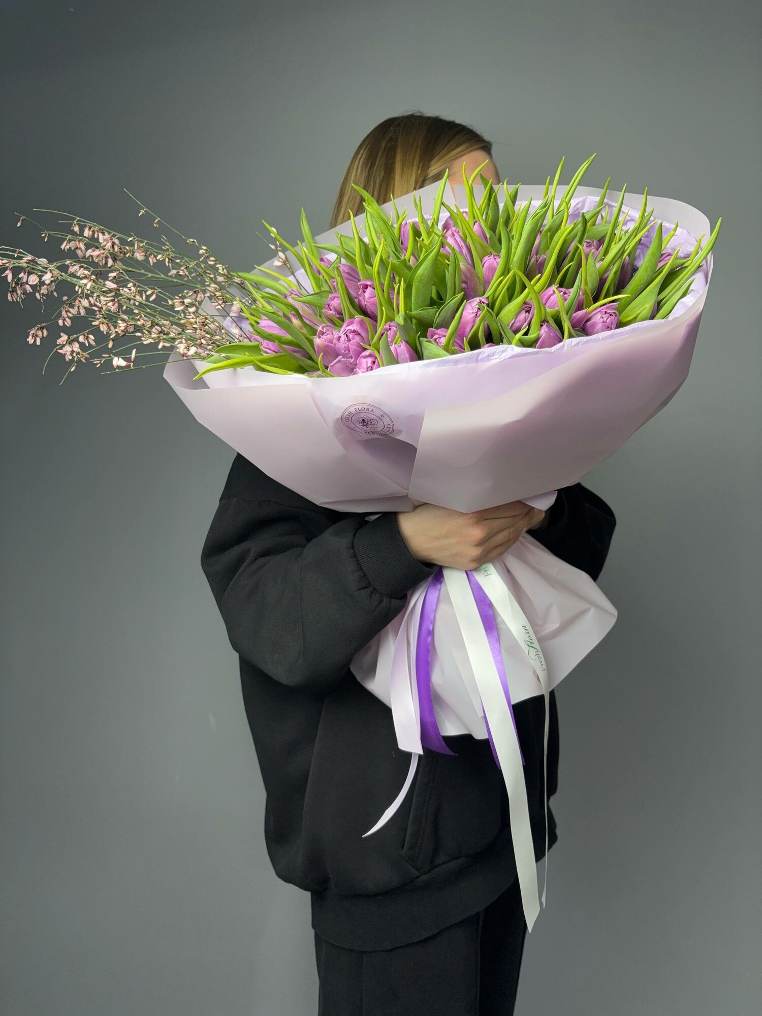 Фиолетово-розовый пион: 25 пионовидных тюльпанов – FRESH FLORA купить свежие цветы с доставкой