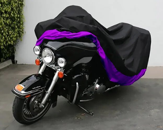 XXXL фиолетовый водонепроницаемый чехол для мотоцикла для Honda Goldwing GL 1000 1100 1200 1500 1800/Harley Touring Road Glide на заказ