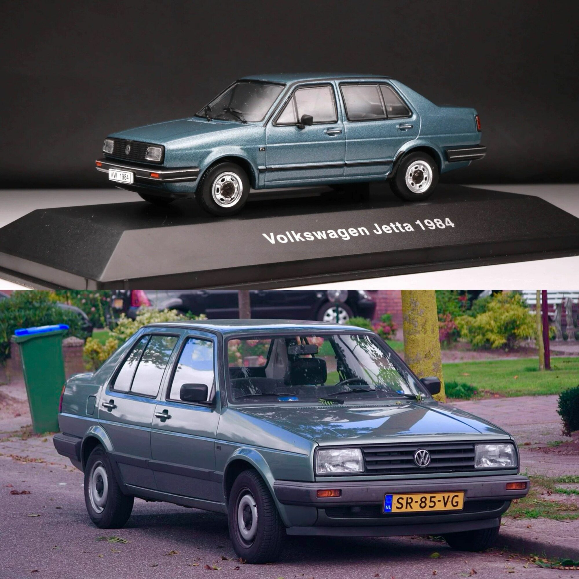 IXO Volkswagen Jetta GL MK2 1984 года выпуска. Масштаб 1:43. Литая модель автомобиля.